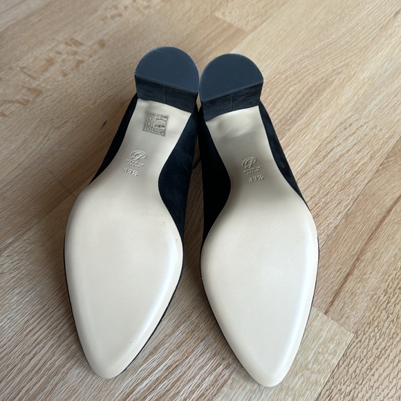 M.Gemi | Shoes | Authentic Mgemi Black Suede 3 Heels | Poshmark